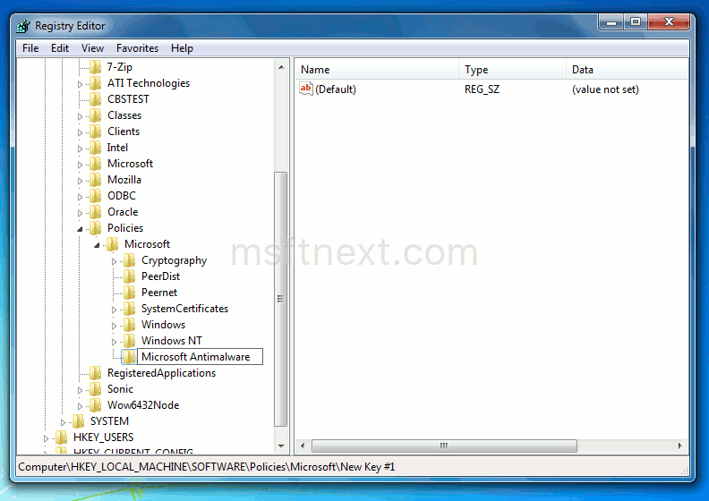Enable Adware or PUA Protection in Microsoft Security Essentials