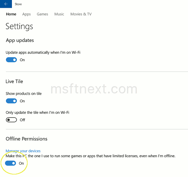 How to play Windows Store games offline in Windows 10