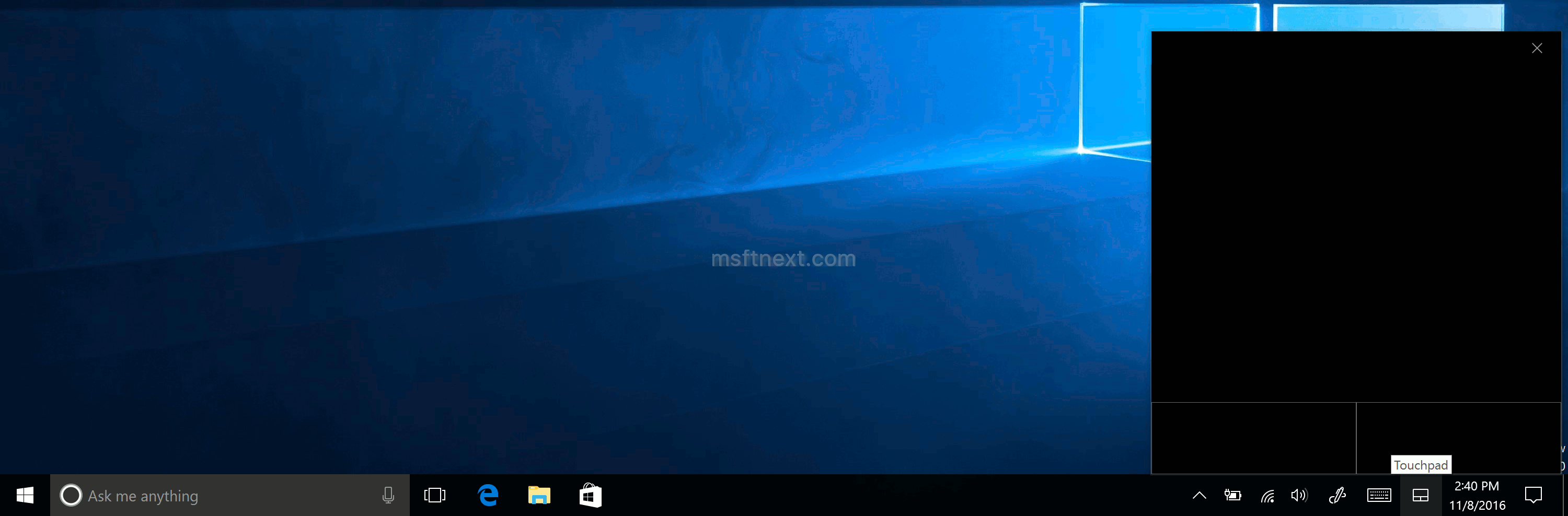 How to enable Virtual Touchpad in Windows 10 | MSFTNEXT How to enable Virtual Touchpad in Windows 10 | MSFTNEXT