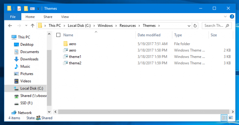 How To Enable Aero Lite theme in Windows 10