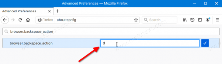 How to Enable Go Back with Backspace in Firefox