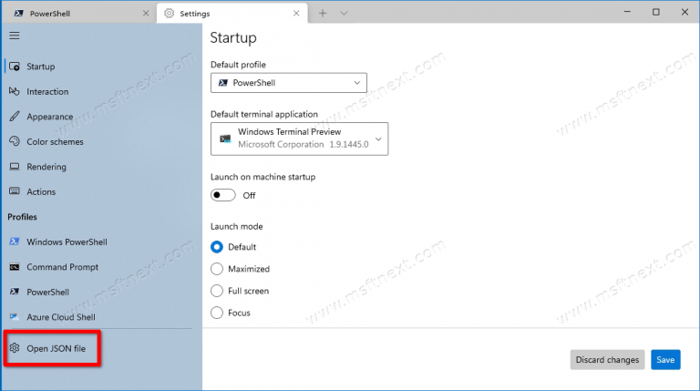 How to disable Quake Mode in Windows Terminal