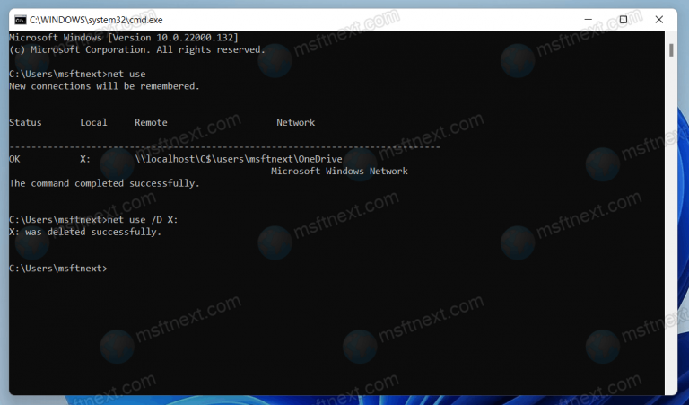 Add Drive Letter to OneDrive in File Explorer on Windows