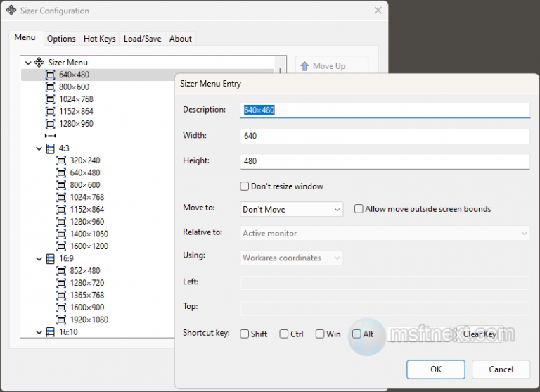 How to resize a window to the exact size in pixels