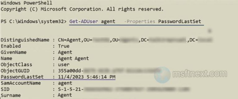 How to find out when user has changed the Windows password