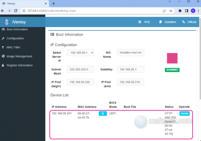 Use iVentoy to install Windows over your network