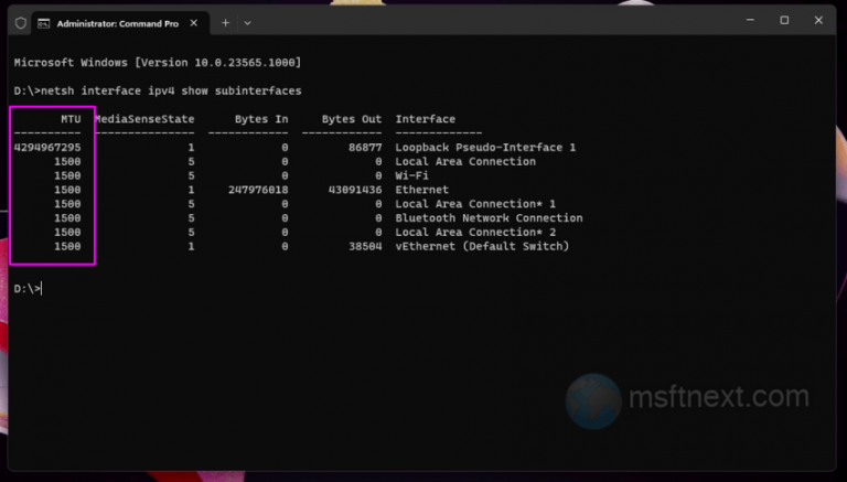 What is MTU and how to change its value